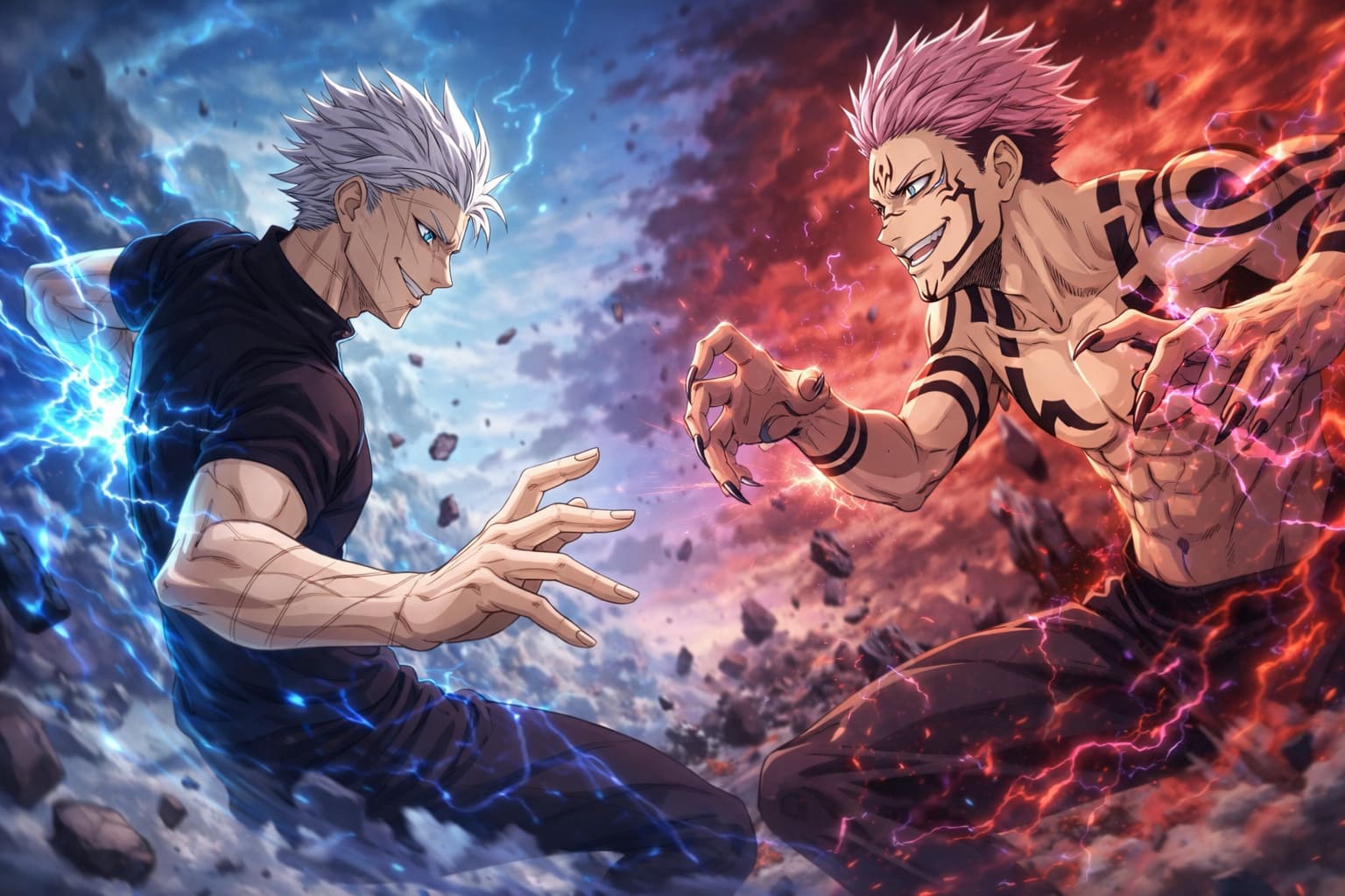 Gojo vs. Sukuna Fight Chapters: The Full List and Battle Breakdown ...